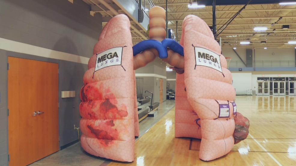 Mega lungs teach kids about the dangers of smoking | KRCG